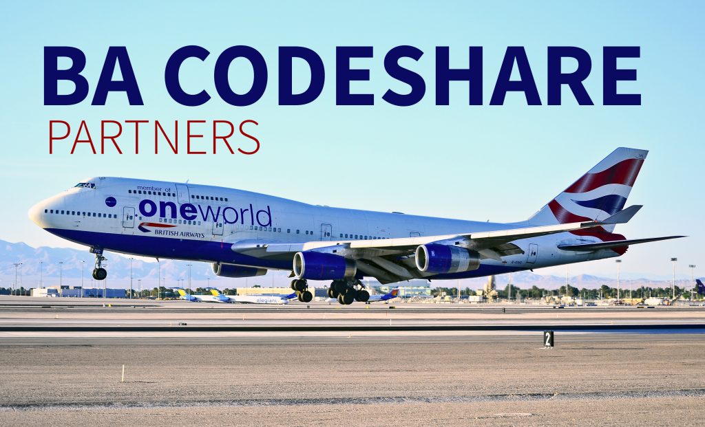 BA CodeShare Partners Travelling On Points